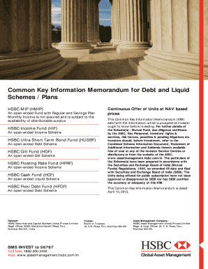 Fillable Online KIM cum Application Form - Debt Fax Email Print - pdfFiller