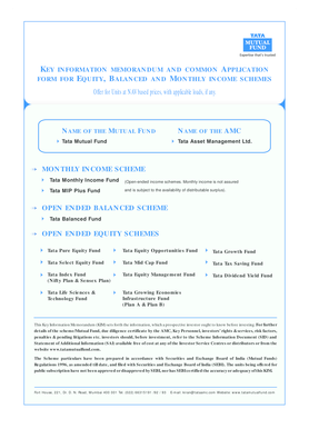 Fillable Online INFORMATION MEMORANDUM AND COMMON A PPLICATION Fax Email Print - pdfFiller