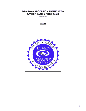 Fillable Online swop PROOFING CERTIFICATION PROCESS - SWOP - swop Fax ...