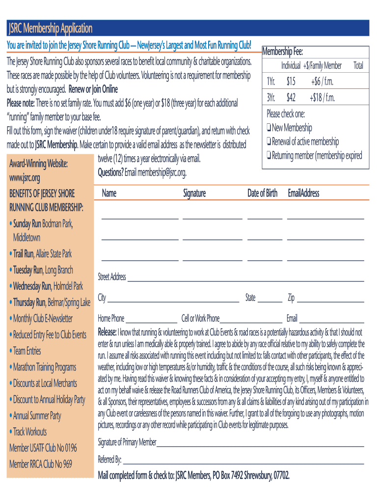 Fillable Online jsrc A Printable Application in .pdf format - Jersey ...