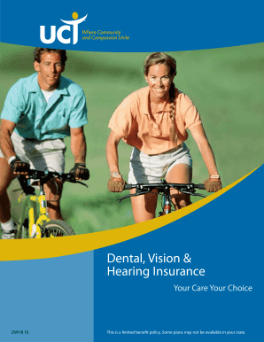 Fillable Online Dental, Vision & Hearing Insurance Fax Email Print ...