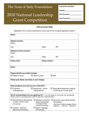 Fillable Online 2018Pre-Con Designation Academy Scholarship Application ...