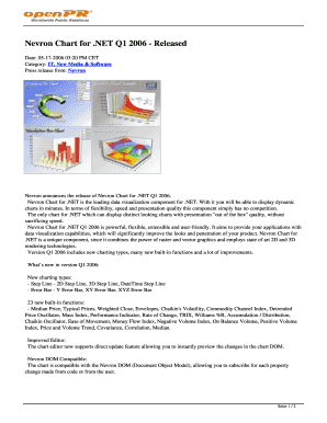 Fillable Online Nevron Chart for .NET Q1 2006 - Released - openPR.com ...