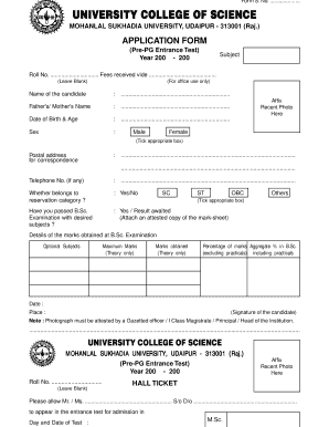 Mlsu Application Form - Fill Online, Printable, Fillable, Blank | pdfFiller