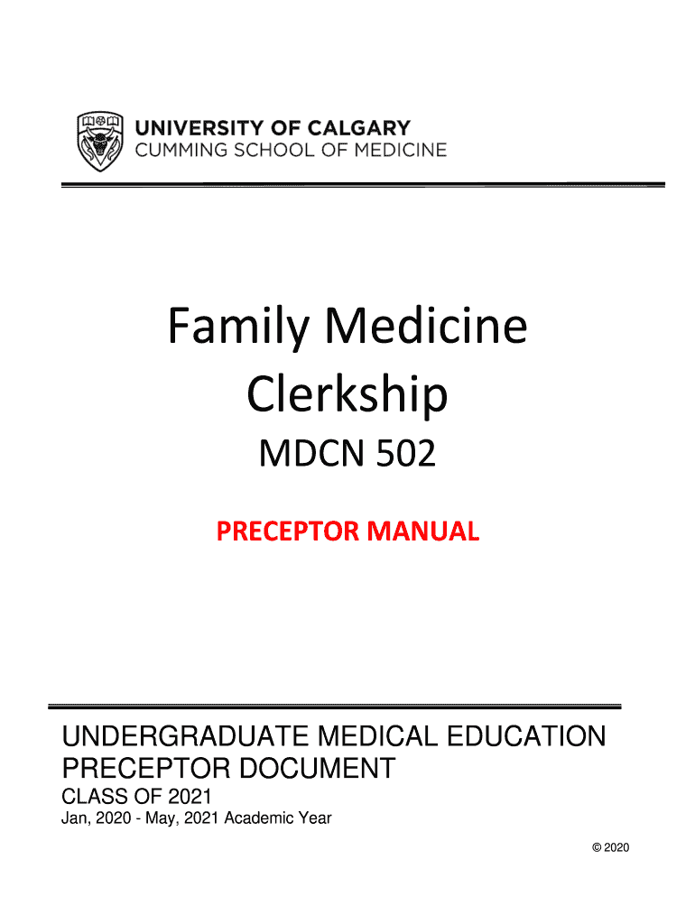 Fillable Online PRECEPTOR DOCUMENT Fax Email Print - pdfFiller