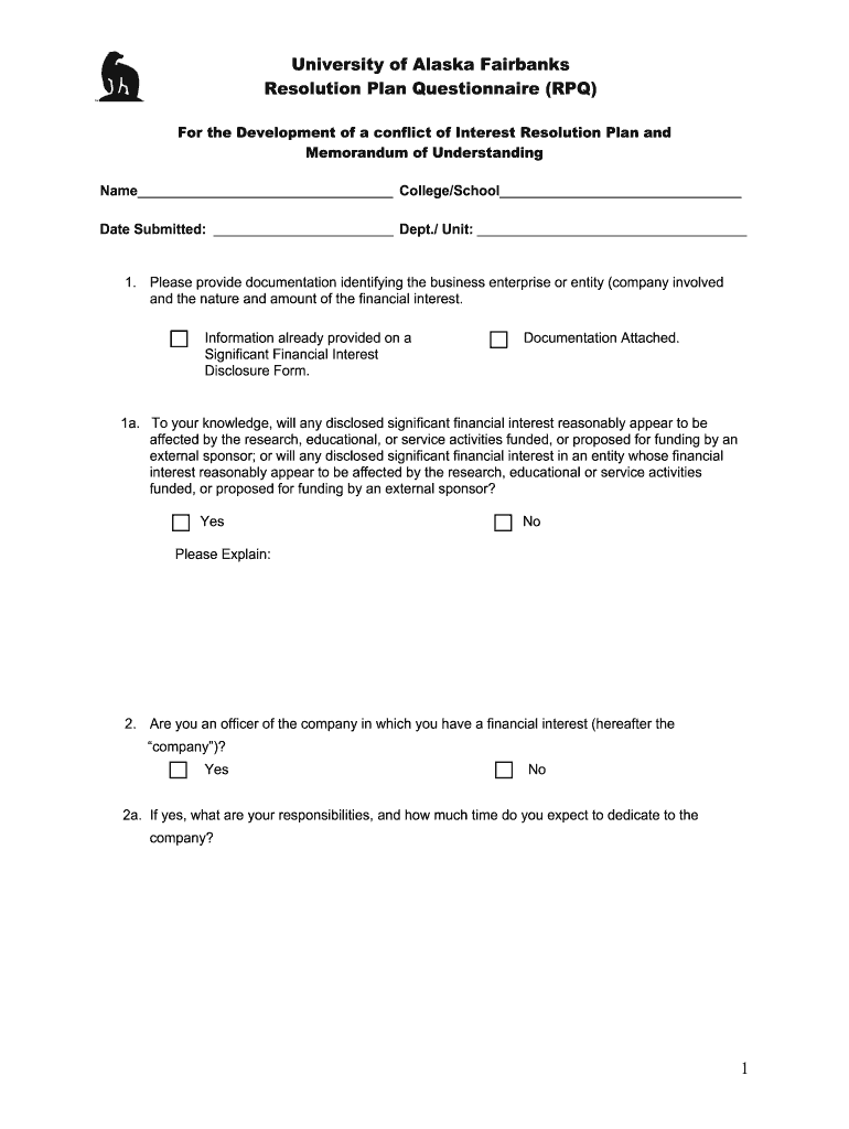Fillable Online UAF PROPOSAL ROUTING FORM Fax Email Print - pdfFiller