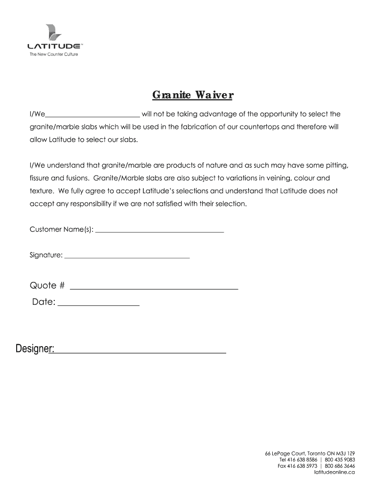 Fillable Online What to do with your old granite countertops?Granite ...