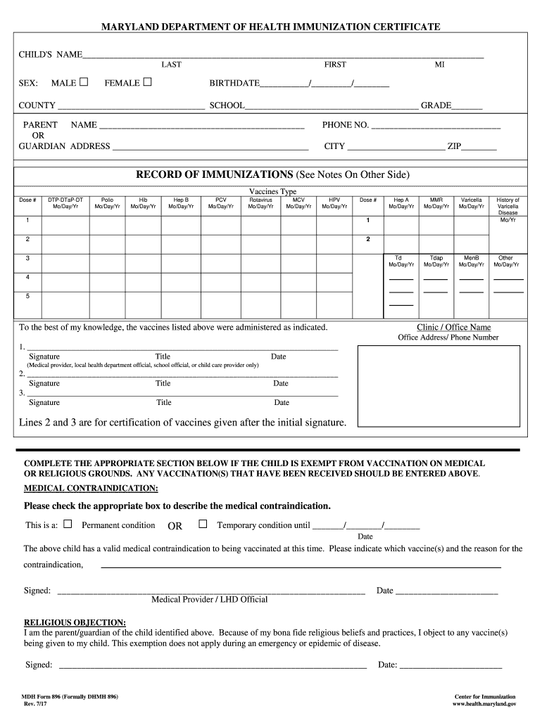 Fillable Online VA school entrance form - UVA Health Fax Email Print ...