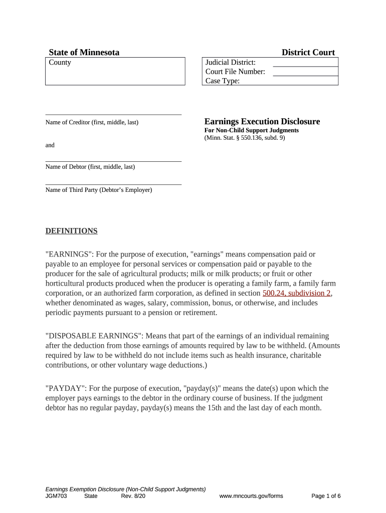 1 MINNESOTA STATE EXEMPTIONS AND HOW TO CLAIM ... Doc Template | pdfFiller