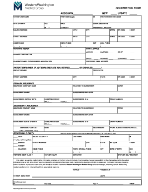 Fillable Online Fillable Online Patient registration form - Main Street ...