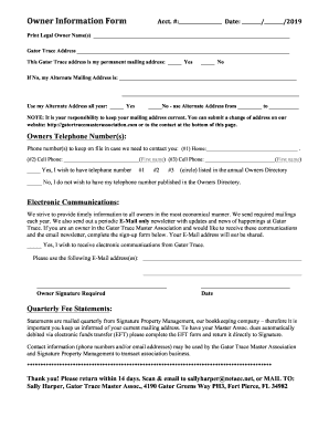 Fillable Online 20180305owner authorization form Fax Email Print ...