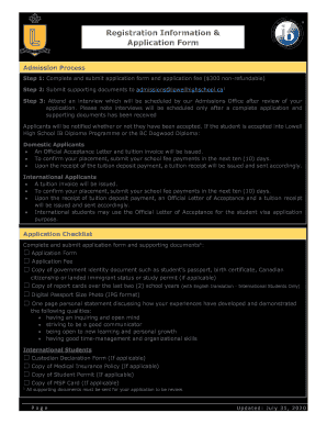 Fillable Online Registration Information & Application Form Fax Email ...