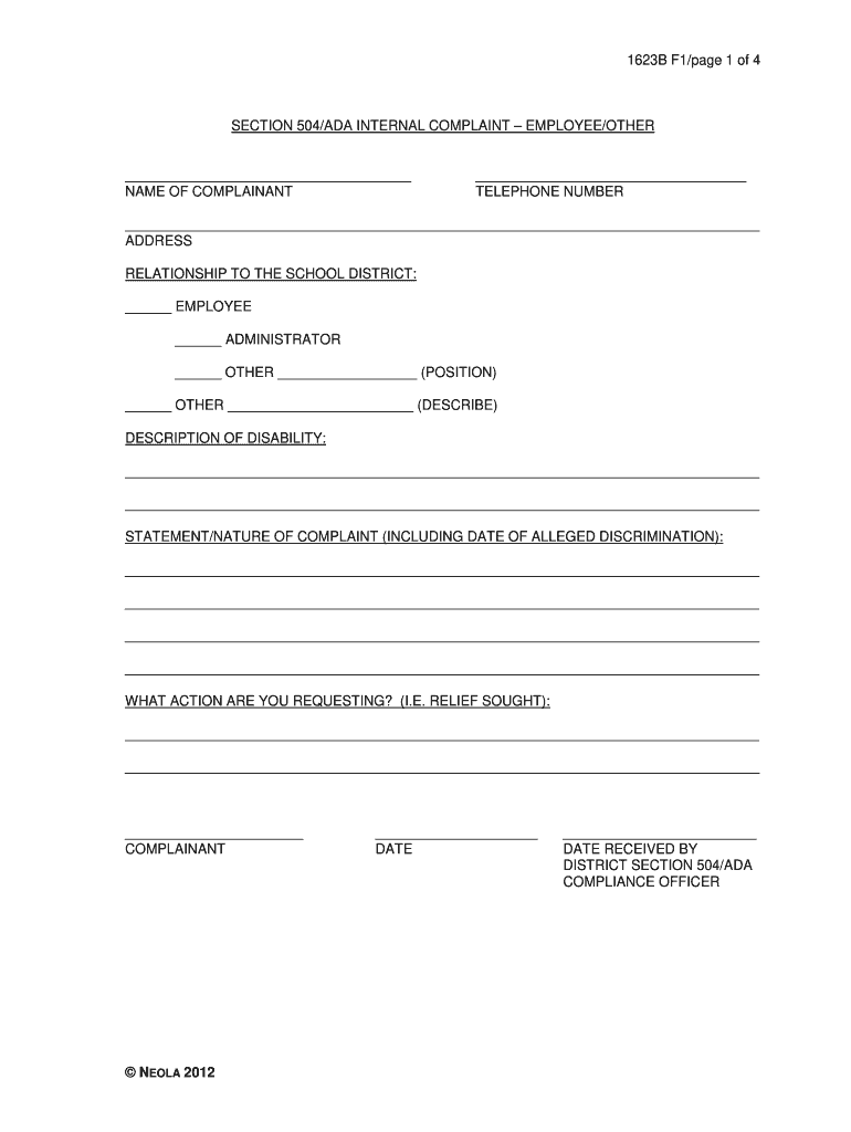 Fillable Online Section 504 Guidelines - Scott County Public Schools ...