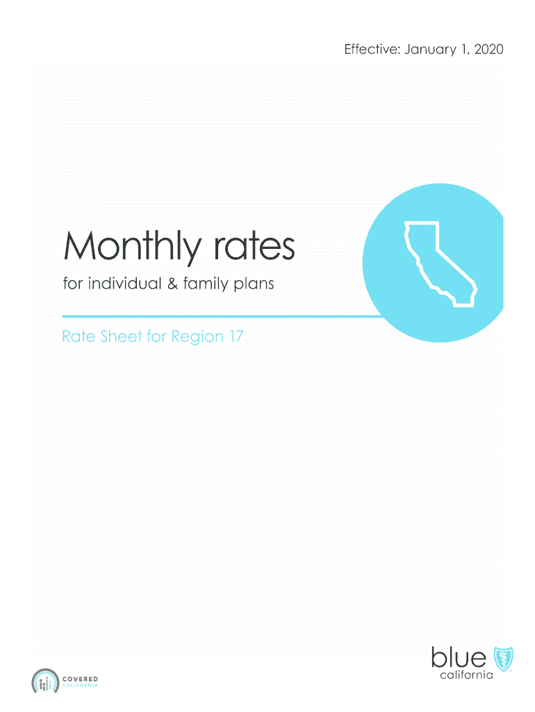 Fillable Online A11710-REV-R171-20 REF71693 2020 IFP Rate Sheet Region ...