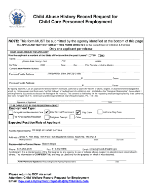 Dhs Child Care Forms - Fill Online, Printable, Fillable, Blank | pdfFiller