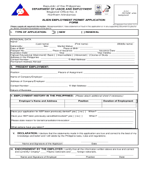 Fillable Online ro10 dole gov Aep Application Form - Fill Online ...