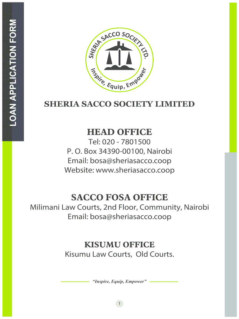 Sheria Sacco Loan Form - Fill Online, Printable, Fillable, Blank ...