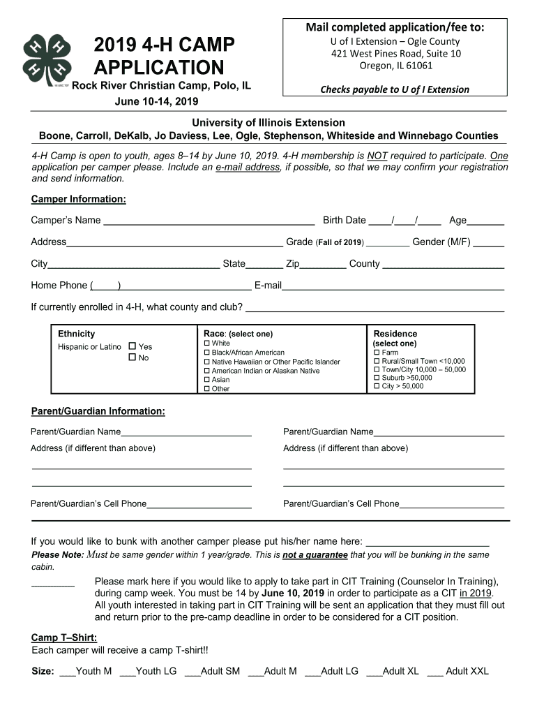 Fillable Online 4-H INFORMATION SHEET Fax Email Print - pdfFiller