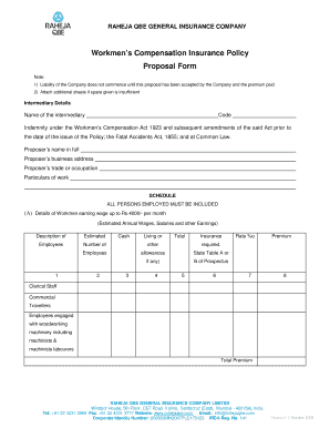 Fillable Online 2 WC - Proposal Form Fax Email Print - pdfFiller
