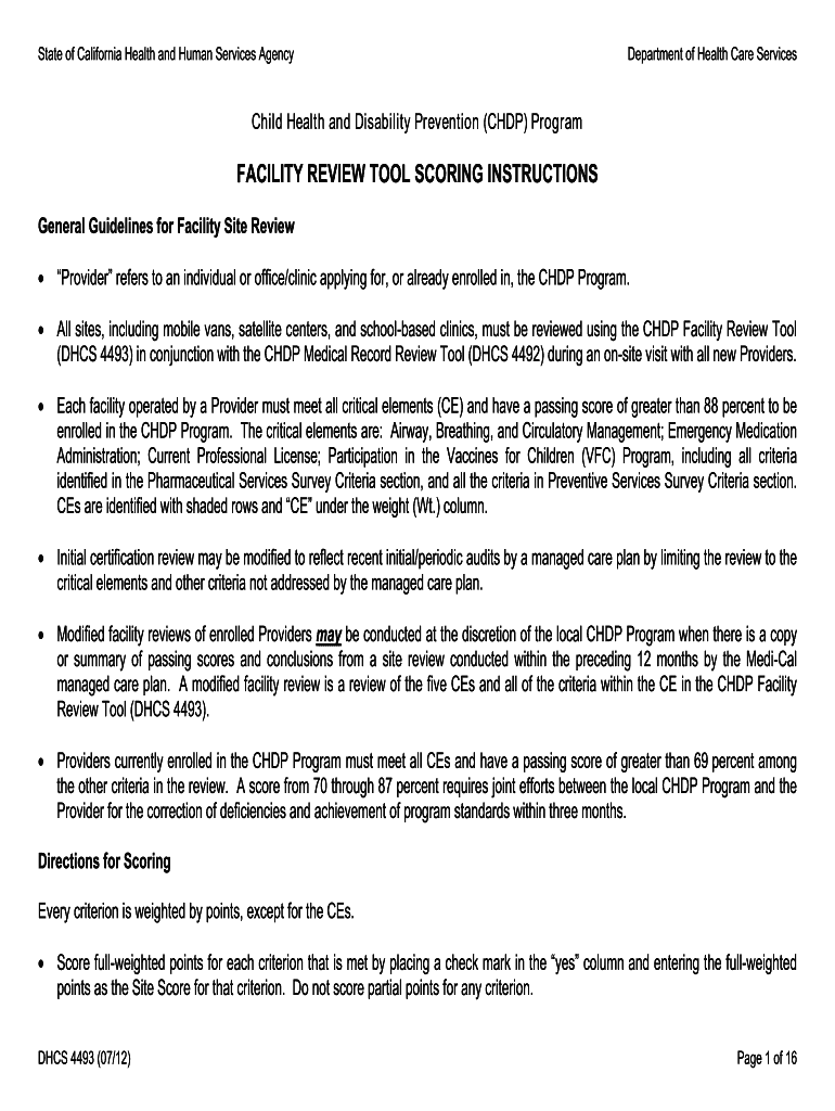 Fillable Online Dhcs Facility Site Review - Fill Online, Printable ...