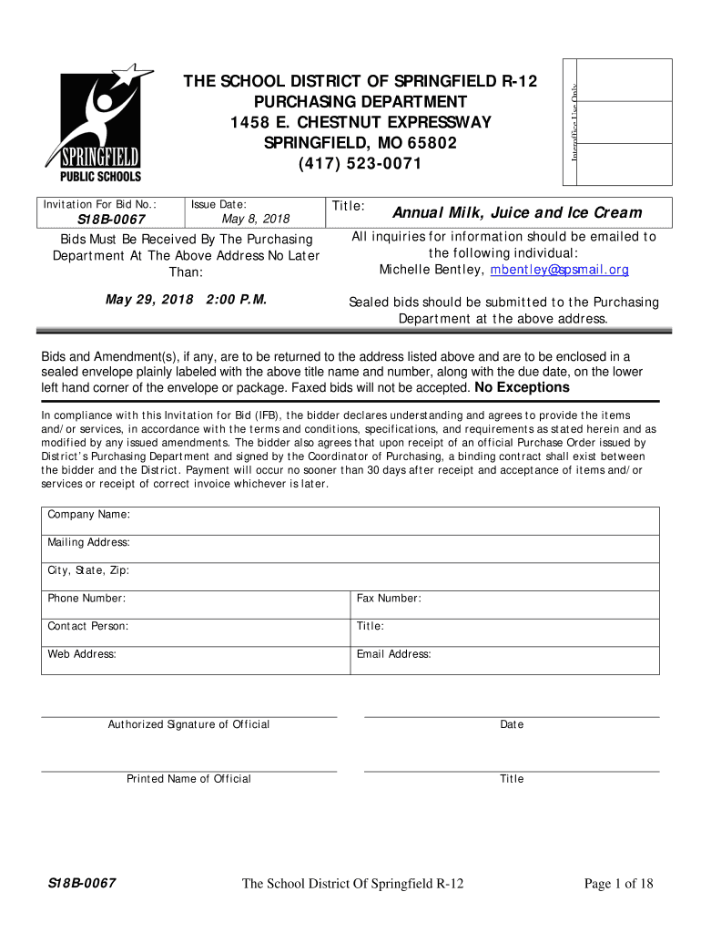 Fillable Online Solicitation Summary Report - Missouri Department of ...