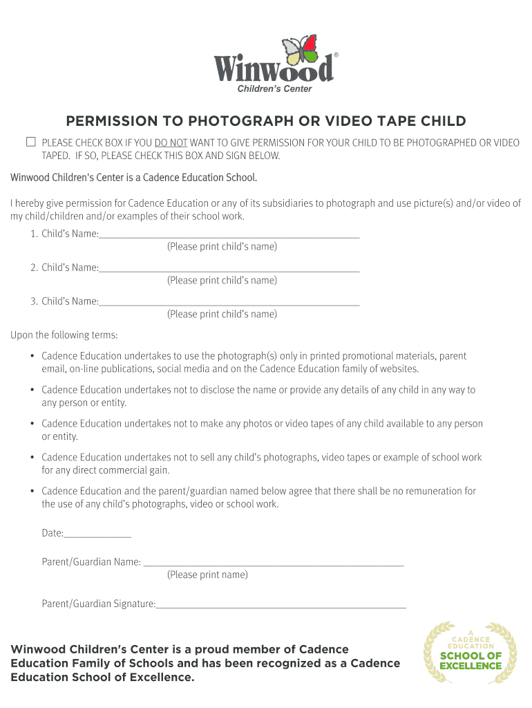 Fillable Online Sample Parent Permission Letter - The Inquiry Project ...