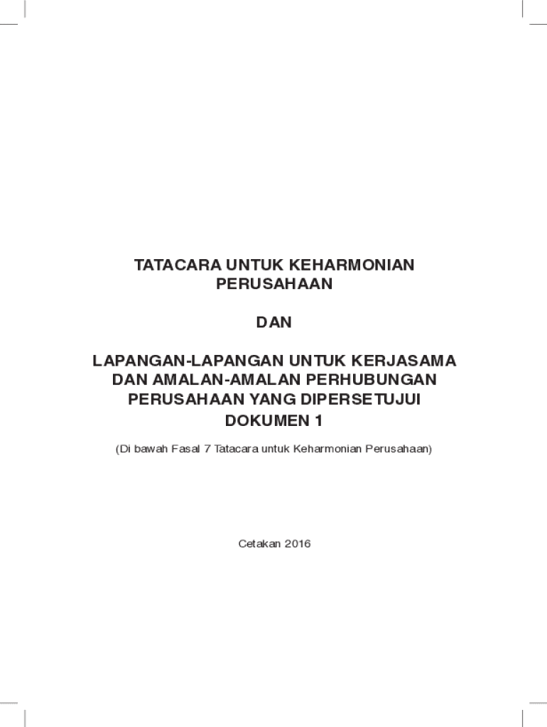 Fillable Online TUNTUTAN HAK DAN KEPERLUAN PEKERJA DI ... Fax Email ...