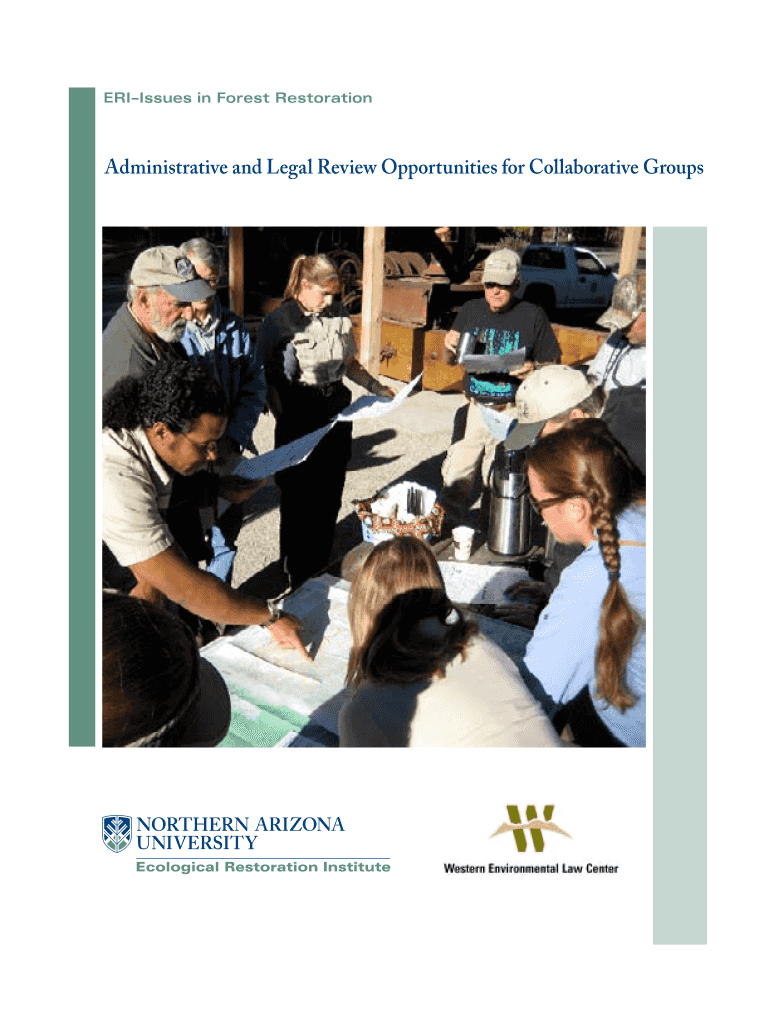 Fillable Online Collaborative Forest Landscape Restoration Program ...