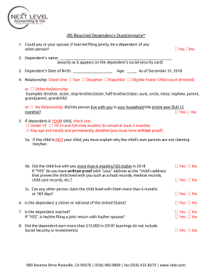 Fillable Online Six Important Facts about Dependents and Exemptions ...