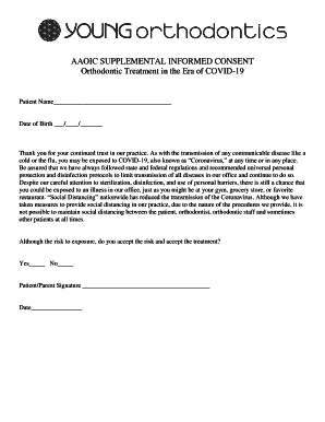 Fillable Online AAOIC SUPPLEMENTAL INFORMED CONSENT Fax Email Print ...