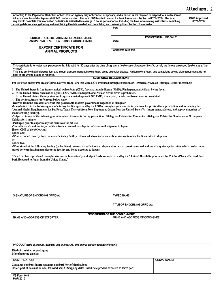 Fillable Online VS Form 16-4 sample Fax Email Print - pdfFiller