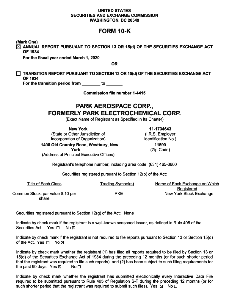 Fillable Online Form 10K 2020- Final Fax Email Print - pdfFiller