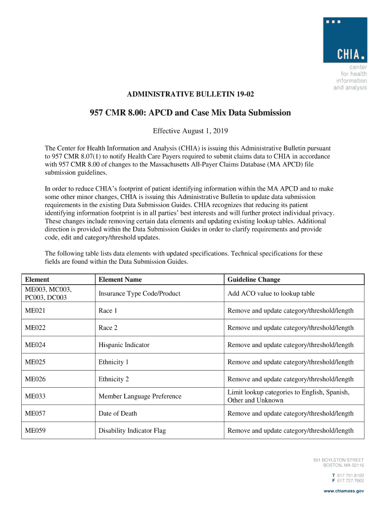 Fillable Online Case Mix Application Documents - Center for Health ... Fax Email Print - pdfFiller