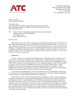 Fillable Online Re: Notice of Intent for Remediation General Permit ...