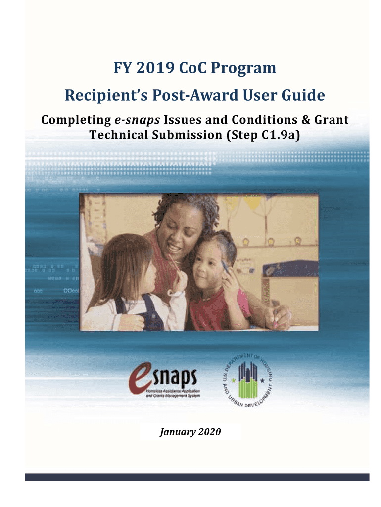 Fillable Online FY 2019 CoC Program Registration Forms Available in e ...