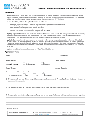 Fillable Online HEERF Application Form .docx Fax Email Print - pdfFiller