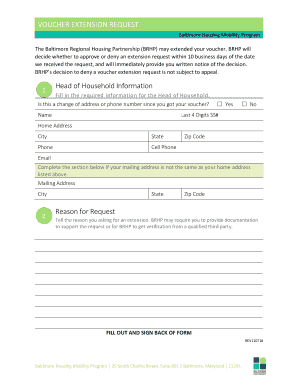 Fillable Online Request to Move Application - BRHP Fax Email Print ...