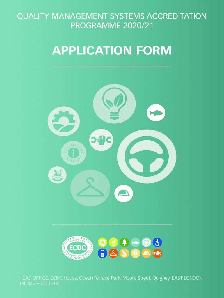 Fillable Online Quality Management Programme Application form - Ecdc ...
