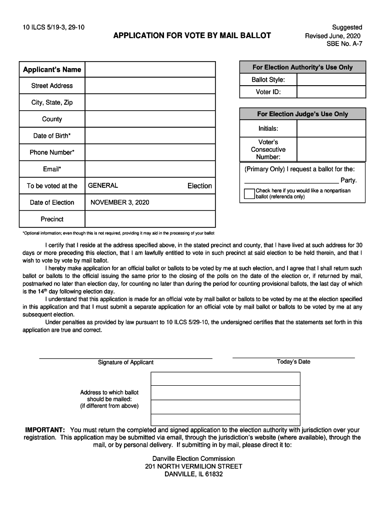 Fillable Online Application for Absentee Ballot - Clinton County ...