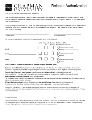 Fillable Online PDF FERPA Information Release form - Medaille College Fax Email Print - pdfFiller