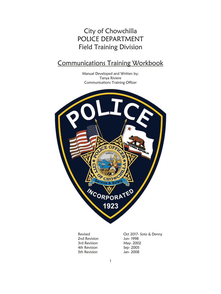 Fillable Online City of Chowchilla Police Department - Chowchilla ...