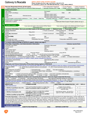 Nucala Enrollment Form 2023 - Printable Forms Free Online