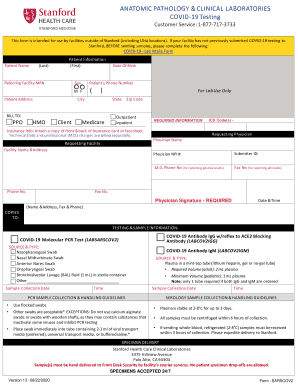 Fillable Online ANATOMIC PATHOLOGY & CLINICAL LABORATORIES Fax Email Print - pdfFiller