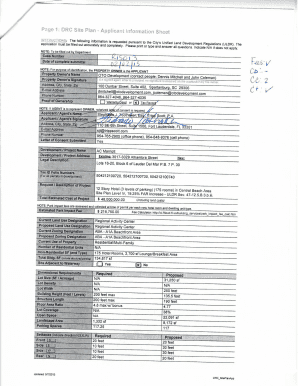 Fillable Online SITE PLAN SUBMITTAL-DRC Fax Email Print - pdfFiller