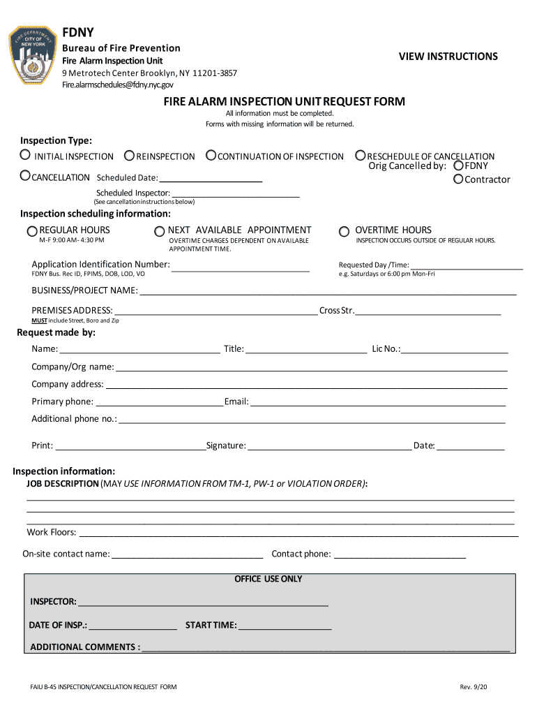 Fillable Online PDF fire alarm inspection unit request form - NYC.gov ...