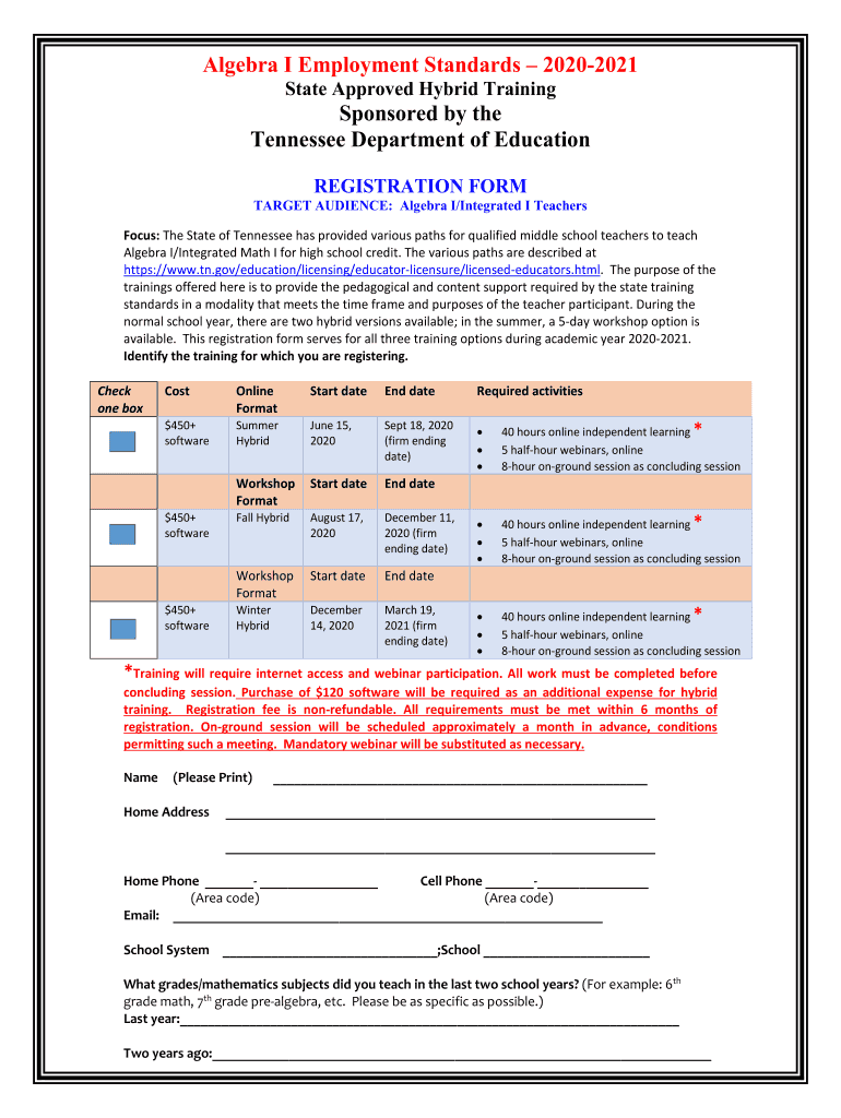 Fillable Online Attend a state-approved training Fax Email Print ...