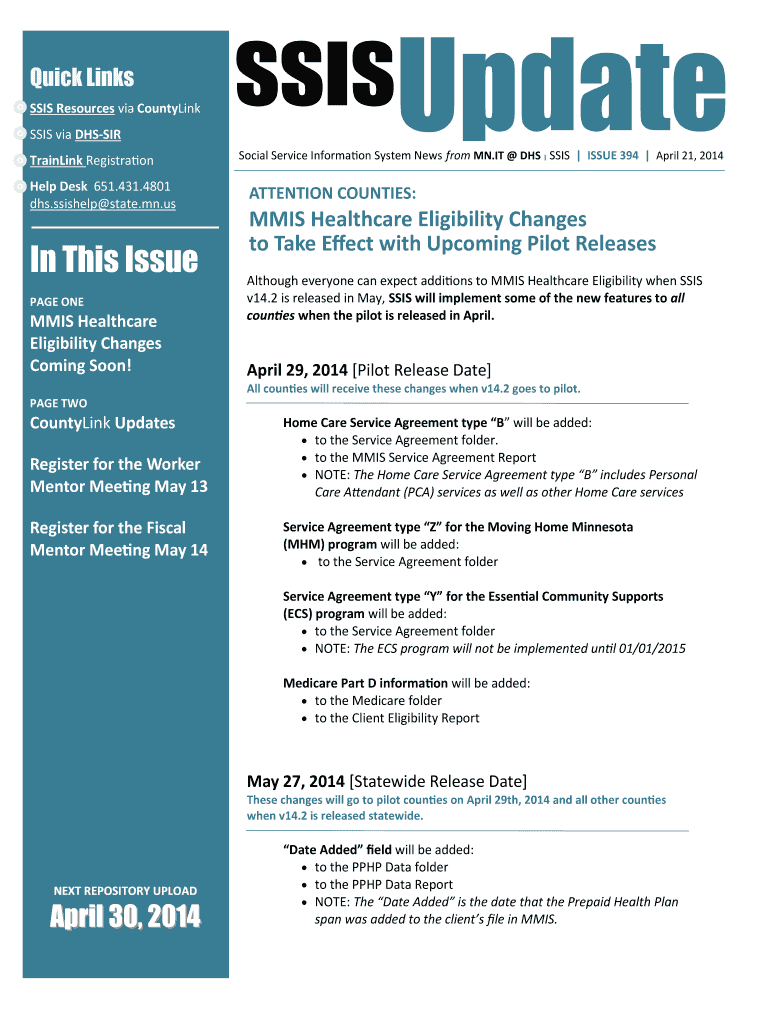 Fillable Online social service information system news Fax Email Print ...