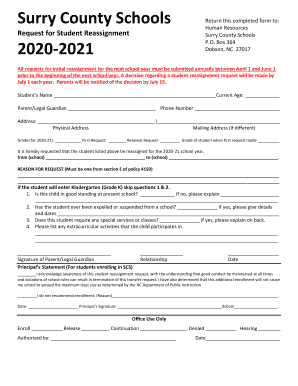 Fillable Online All requests for initial reassignment for the next ...