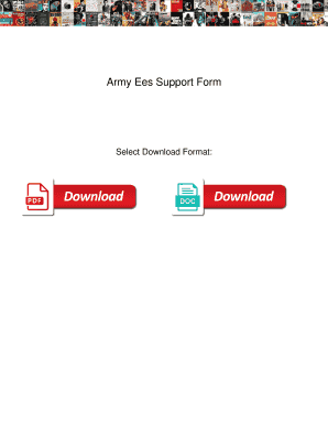 Fillable Online Army Ees Support Form. Army Ees Support Form Fax Email ...