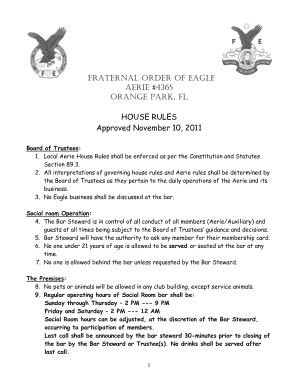 Fillable Online Fraternal Order of Eagle Fax Email Print - pdfFiller